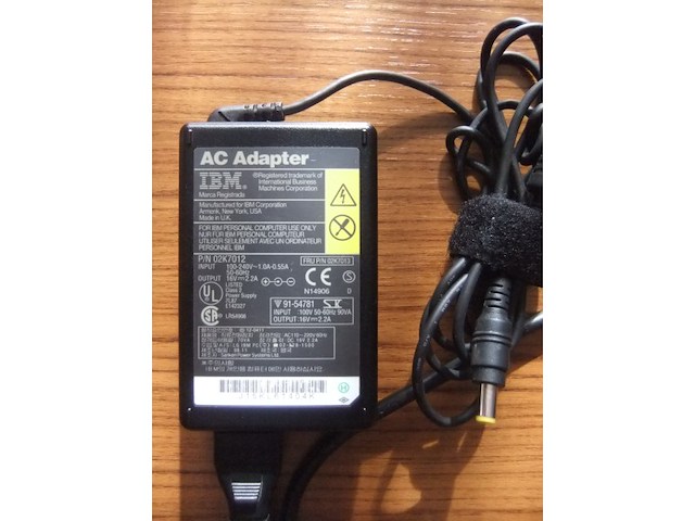 IBM Thinkpad adapter za lap 16V 2.2A ORIGINAL+GARANCIJA