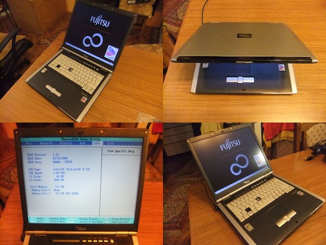 Fujitsu Lifebook E8010 model WL1 ispravan
