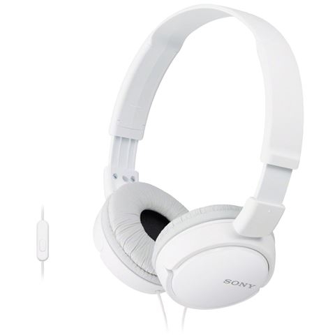 SONY sluÅ¡alice MDR-ZX110APW white sa mikrofonom