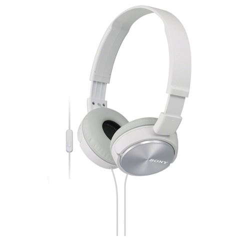 SONY sluÅ¡alice MDR-ZX310APW white sa mikrofonom