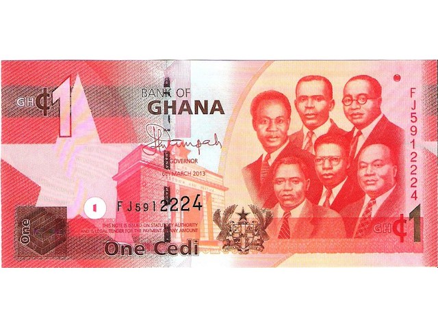 GANA 1 cedi (2013) UNC