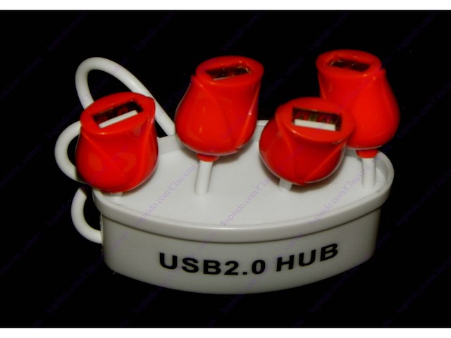 USB hub, 4 porta (2) + BESPL DOST. ZA 3 ART.