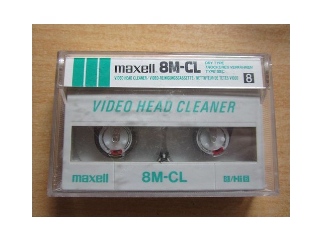 Maxell 8M-CL Video Head Cleaner kaseta