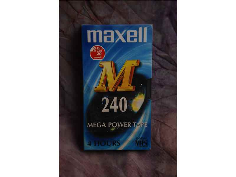 VIDEO KASETA MAXELL VHS 240 minuta NOVA