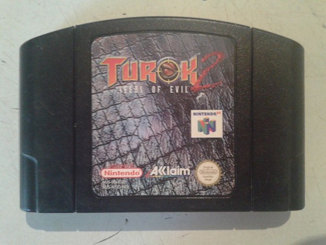 nintendo 64 igrica turok 2 ispravna sa slika