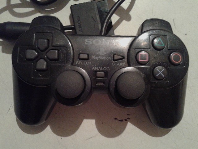 playstation 2 djojstik ispravan dual sok