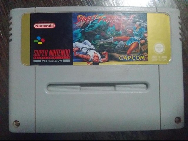 nintendo snes k. street fighter 2 ispravan ko sa slika