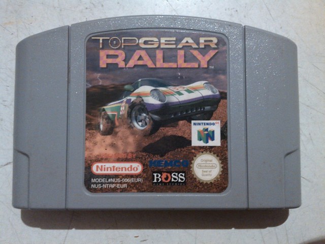 nintendo 64 igrica top gear rally ispravna sa slika