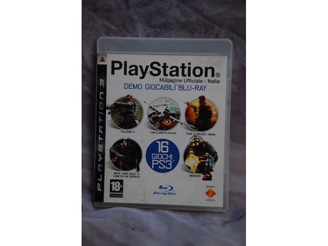 PlayStation  3 IGRICE   DEMO GIOCABILI BLU-RAY
