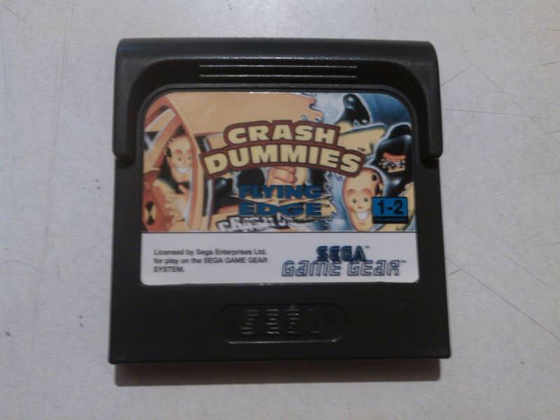 sega game gear igrica crash dummies ispravan sa slike