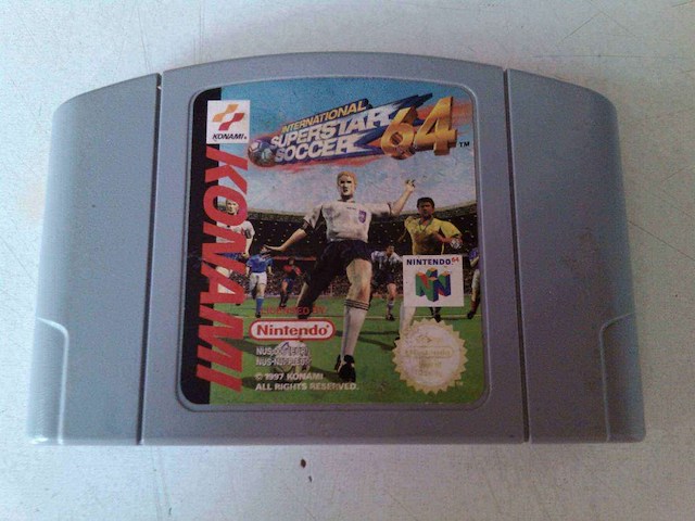 nintendo 64 igrica international superstar soccer 64 is