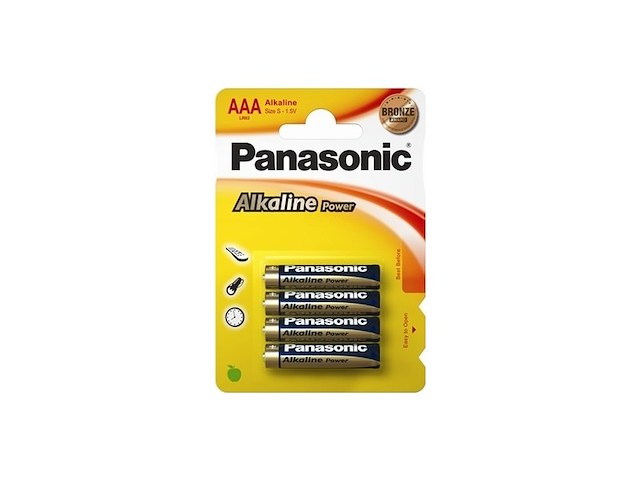 Baterije Panasonic LR03 AAA bronze B4