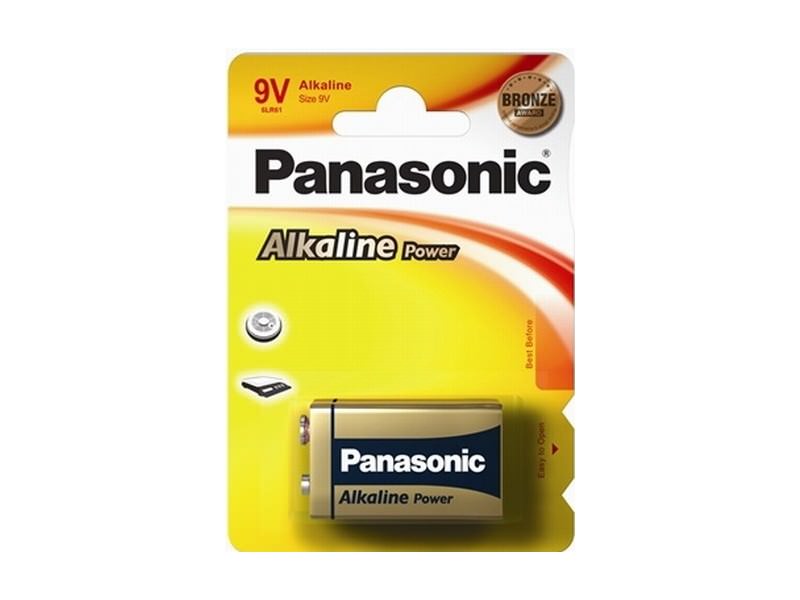 Baterija Panasonic 9V 6LR61 bronze