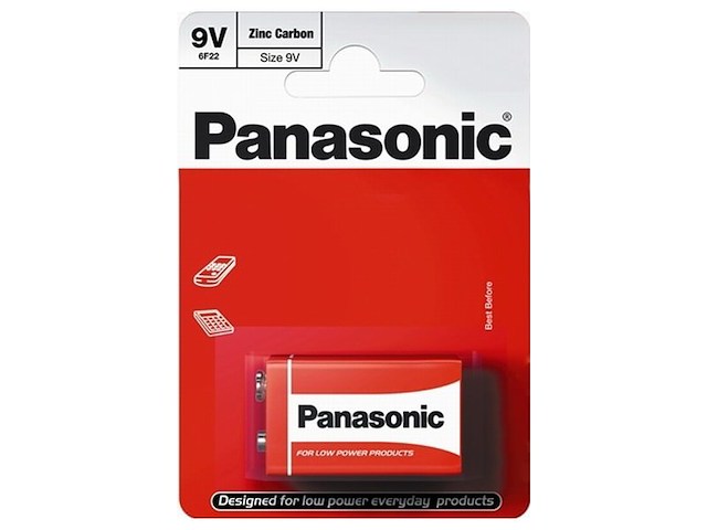 Baterija Panasonic 6F22R 9V