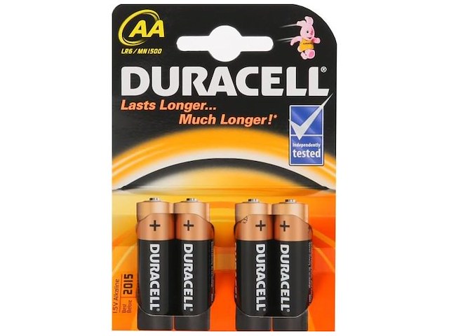Baterije Duracell LR6 AA MN1500 B4