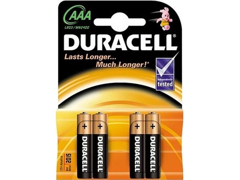 Baterije Duracell LR03 AAA MN2400 B4