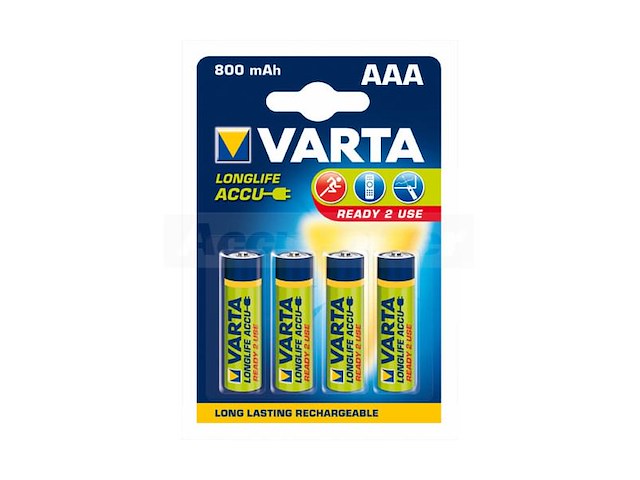 Baterije Varta punjive  R03 AAA 800 mAh B4