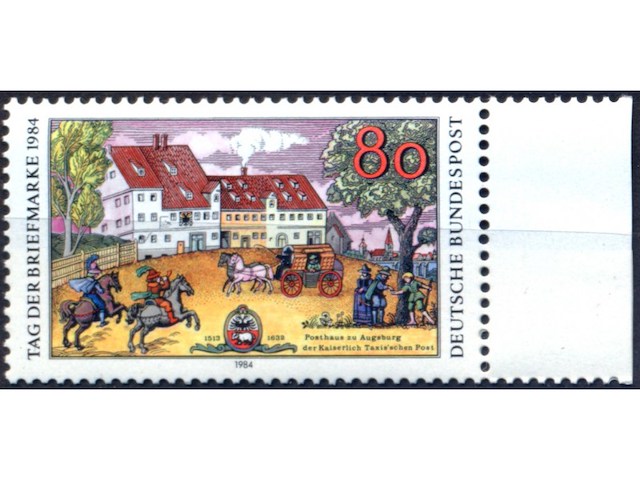 kt996f, 18. okt.1984. DeutscheBP  Mi1229 ** 1/1