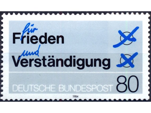 kt996d, 8. nov.1984. DeutscheBP  Mi1231 ** 1/1