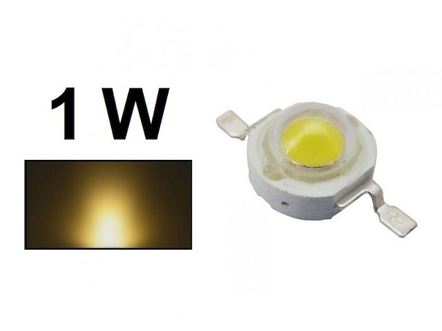 LED dioda 1W 3500-3700K High Power