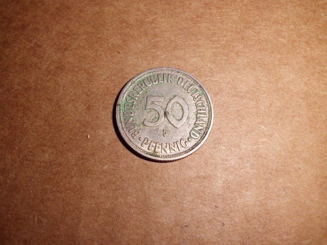50 Pfennig (D) 1969 Zapadna Nemacka