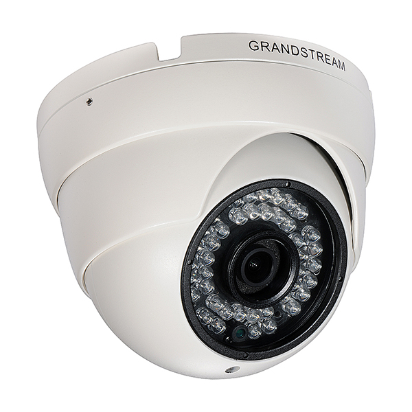 Grandstream GXV3610_FHD Dome IP66 outdoor dan-noć IP kamera H.264 3.1-MegaPix HD1080p@30fps, IR LED 10m, WDR 0.05 Lux @ F1.8, video analytics, 2way audio SIP/VoIP, PoE, SW 72 kam