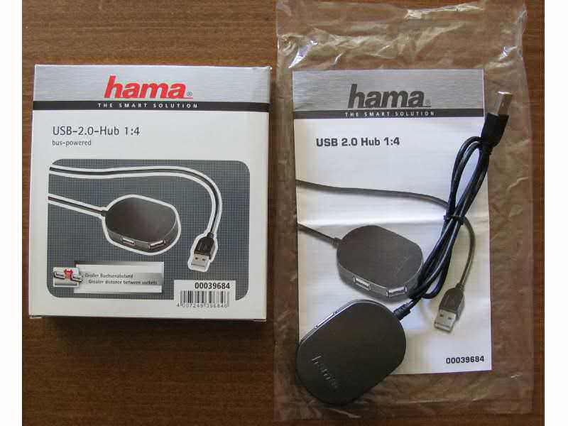 Hama USB HUB 2.0, 4 port