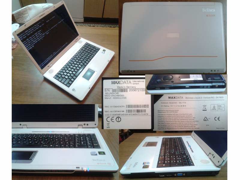 Maxdata Belinea O.Book 5.1 MS-1719 Nemacki Laptop