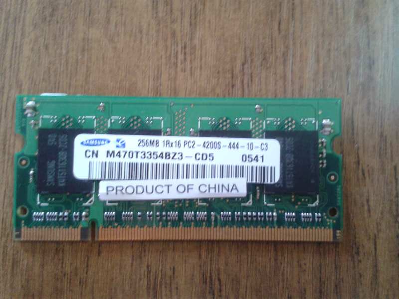Samsung SODIMM DDR2 256MB memorija za lap + GARANCIJA!