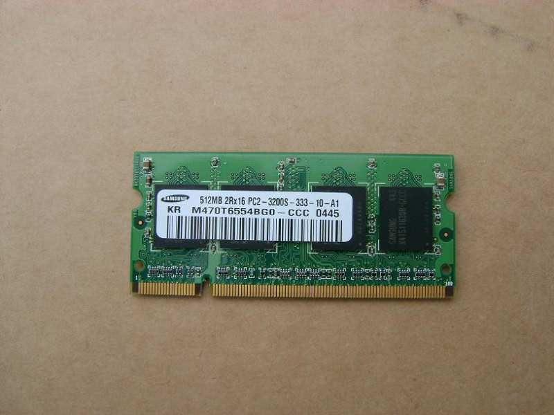 SODIMM DDR2 512 MB PC3200