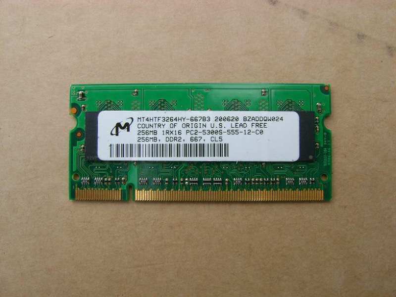 SODIMM DDR2 256 MB PC5300