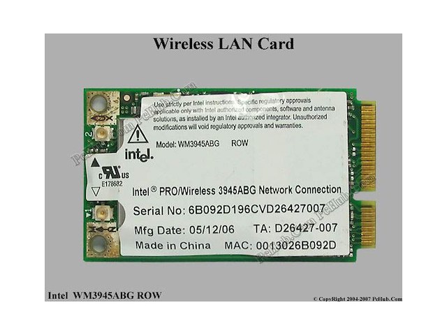 miniPCIexpress wireless 802.11g