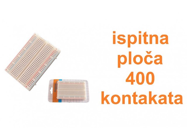 Ispitna ploca - protoboard - 400 kontakata