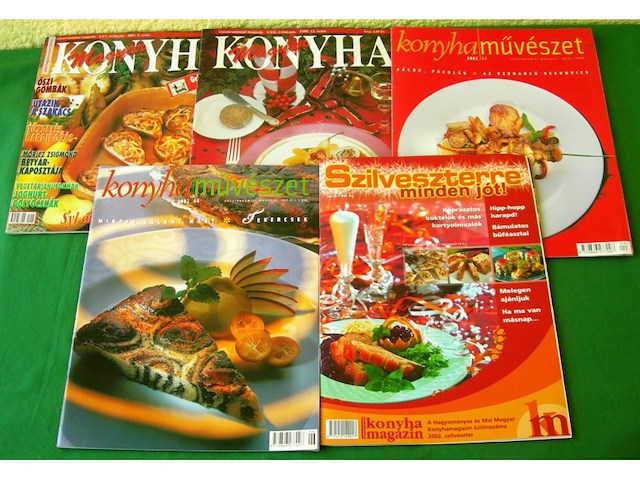 Kulinarski časopisi, mađarski, lot 1