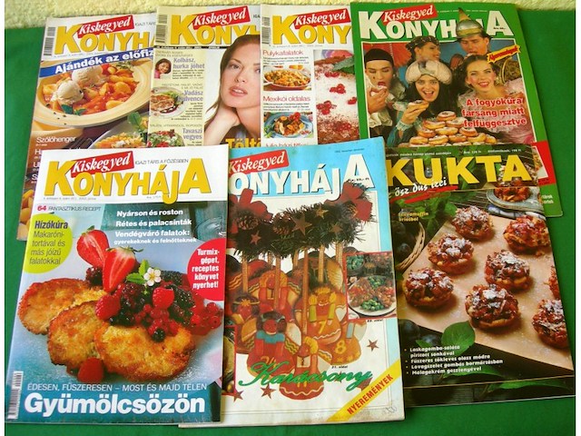 Kulinarski časopisi, mađarski, lot 2