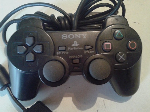 playstation 2 djojstik ispravan dual sok