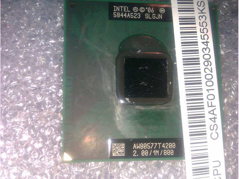 PROCESOR INTEL DUAL CORE T4200 (1M Cache, 2.0 GHz, 800