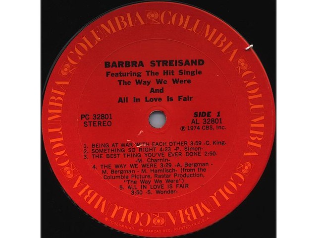 Barbra Streisand - The Way We Were