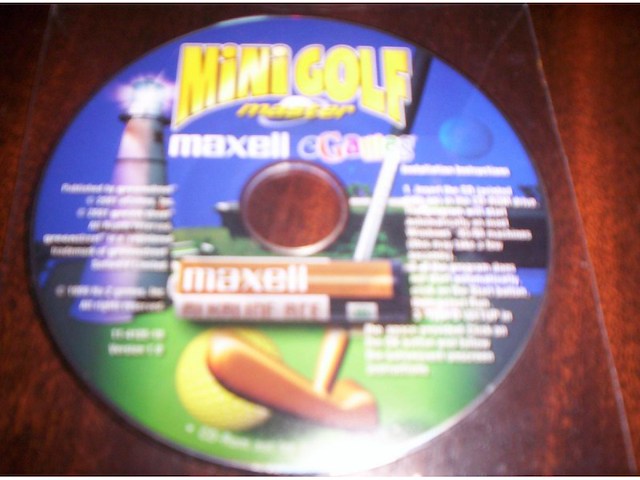 MINIGOLF MASTER PC CD IGRICA U NAJLONSKOJ KESICI