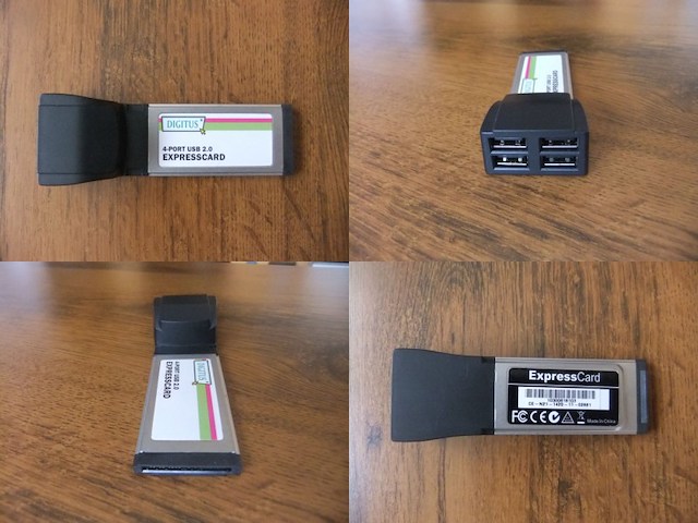 Digitus Express Card 4 x USB 2.0 porta + GARANCIJA!