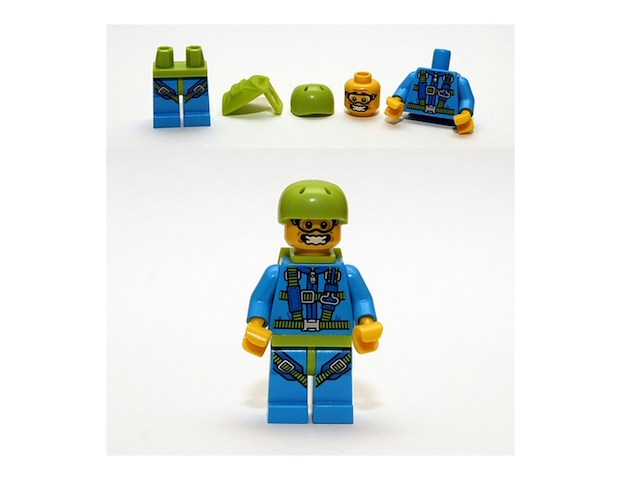 Skydiver - LEGO Minifigures (Serija 10)