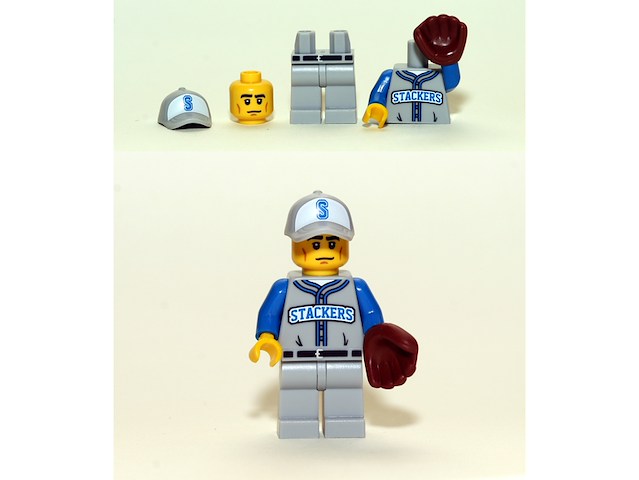 Baseball Fielder - LEGO Minifigures (Serija 10)