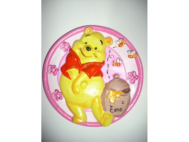 Gipsani ukras za zid-Winnie the Pooh