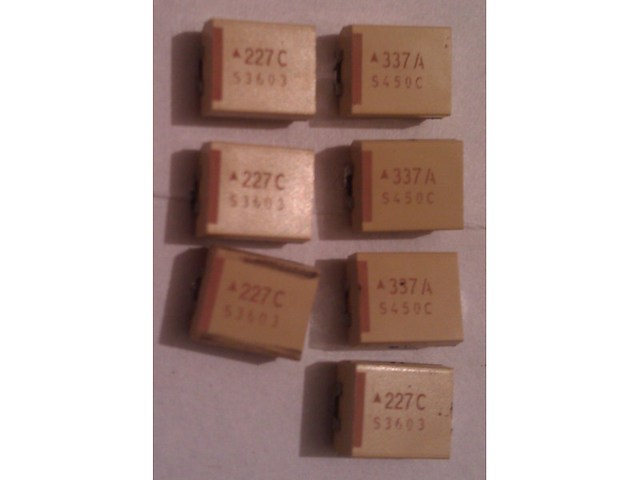 SMD Tantal 220u 16v, 227C   4 KOM