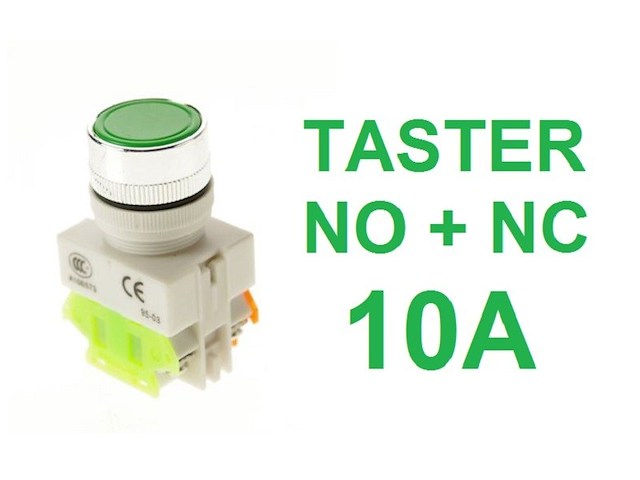 Taster - Zeleni - 22mm - START taster - NO+NC
