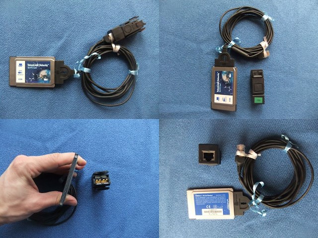 3com TokenLink Velocity Ring PCMCIA + kabl + konektor