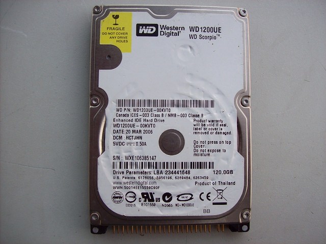 120 Gb WD ata 2.5