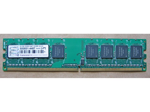 RAM memorija Transcend 512 MB, DDR2, 667