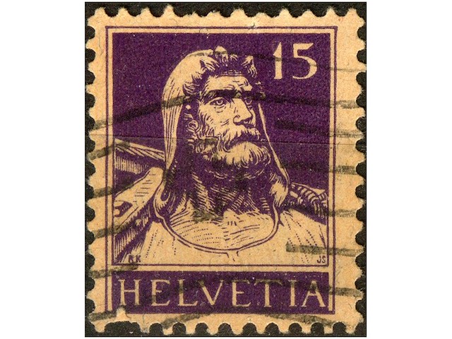 kt950a,  1. jul.1914. Helvetia Mi120(-o-)1/3