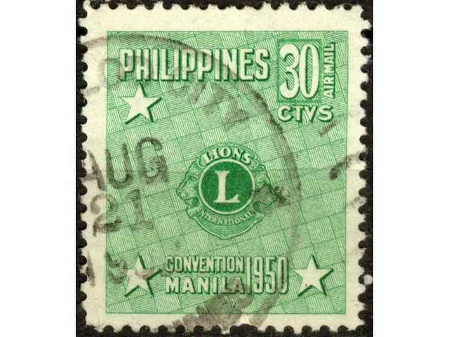 kt920n,  4. jun.1950. Philippines  Mi514(-o-)1/4